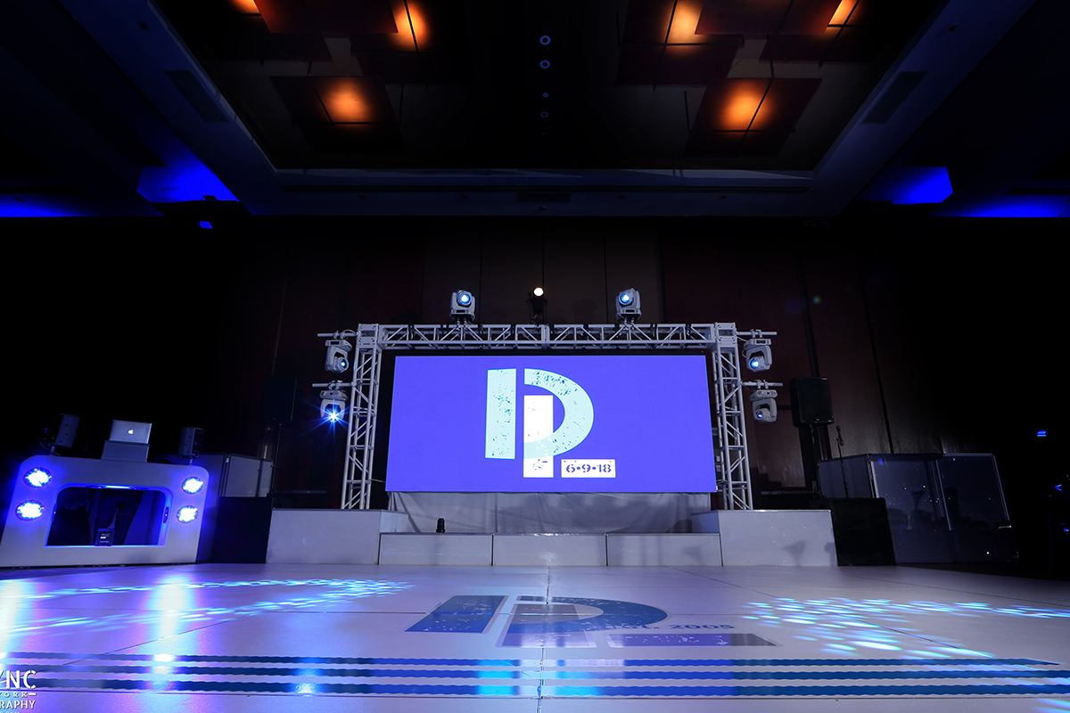 dance floor screen | M. Studio Events